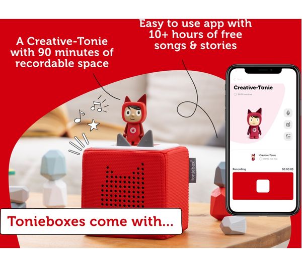 TONIES Toniebox Starter Set - Light Blue - 143-10000053 - Currys Business