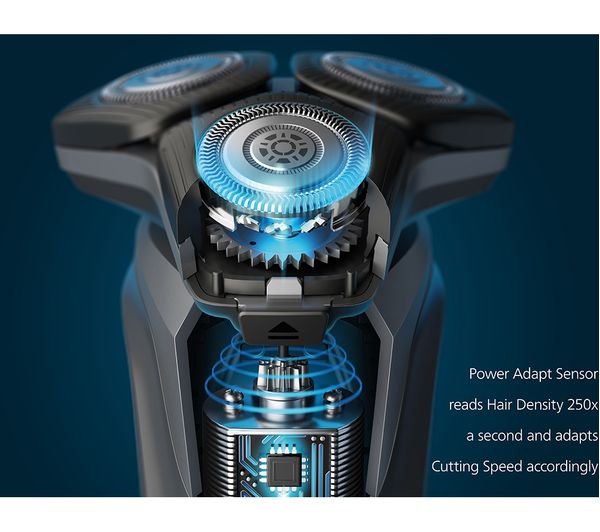 PHILIPS Series 5000 S5885/25 Wet & Dry Rotary Shaver - Carbon Grey ...