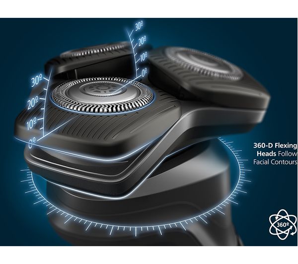 PHILIPS Series 5000 S5885/25 Wet & Dry Rotary Shaver - Carbon Grey ...