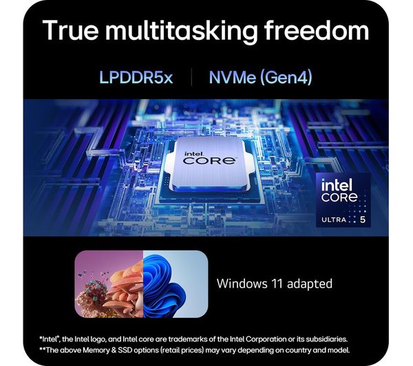 LG gram 15 15Z90S-G.AR55A1 15.6" Laptop - Intel® Core™ Ultra 5, 512 GB ...