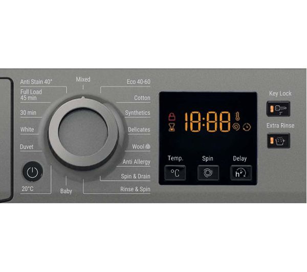 HOTPOINT Anti-Stain NSWM 1146 GG UK 11 kg 1400 Spin Washing Machine ...