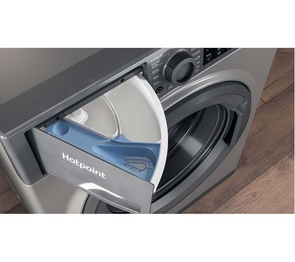 HOTPOINT Anti-Stain NSWM 1146 GG UK 11 kg 1400 Spin Washing Machine ...
