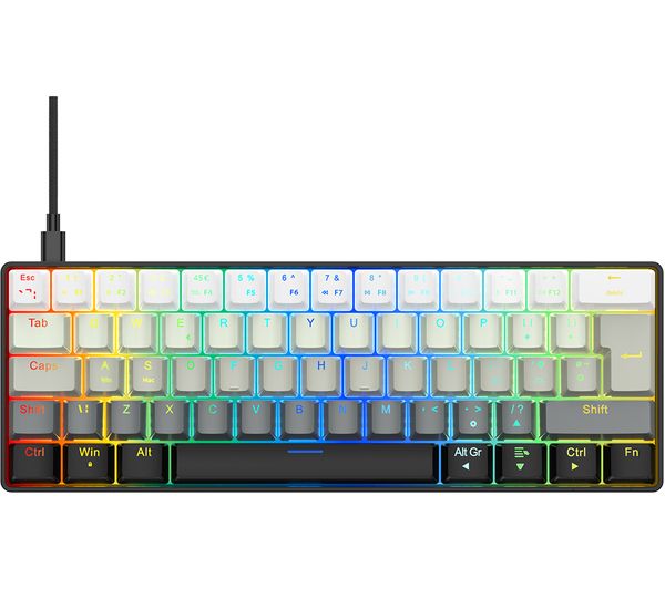 NOS C-450 Mini Pro RGB Mechanical Gaming Keyboard - Shader - 396173-UK ...