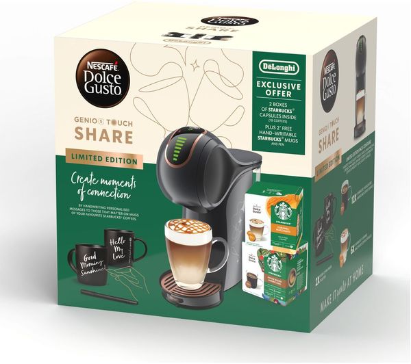 DOLCE GUSTO by De’Longhi Genio S Touch EDG426.B Automatic Coffee ...