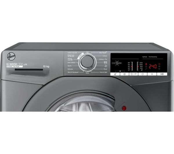 HOOVER H-Wash 300 H3W410TAGGE NFC 10 kg 1400 Spin Washing Machine ...