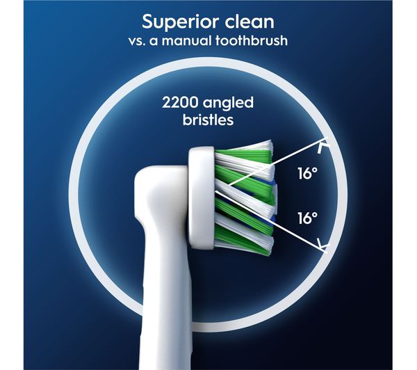 ORAL B CrossAction X-Filaments Replacement Toothbrush Head - Pack of 2 ...