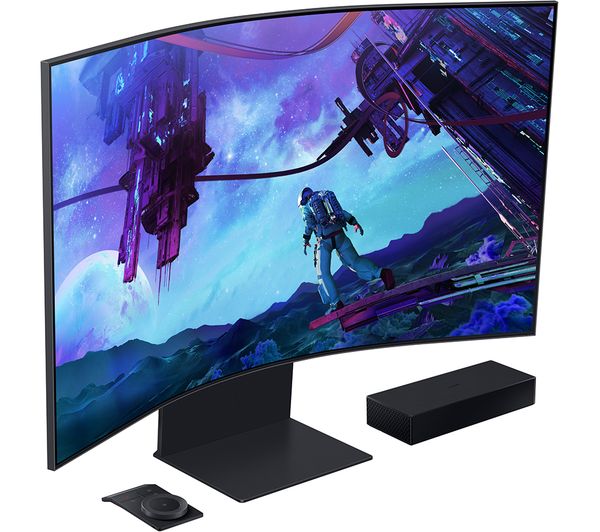 SAMSUNG Odyssey Ark 2nd Gen 4K Ultra HD 55" Curved Quantum Mini-LED ...