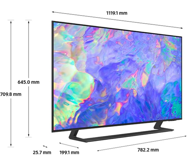 SAMSUNG UE50CU8500KXXU 50" Smart 4K Ultra HD HDR LED TV with Bixby ...