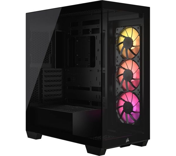 CORSAIR 3500X ARGB ATX Mid-Tower PC Case - Black, Tempered Glass ...
