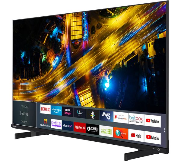 TOSHIBA 43UK4D63DB 43" Smart 4K Ultra HD HDR LED TV with Amazon Alexa ...