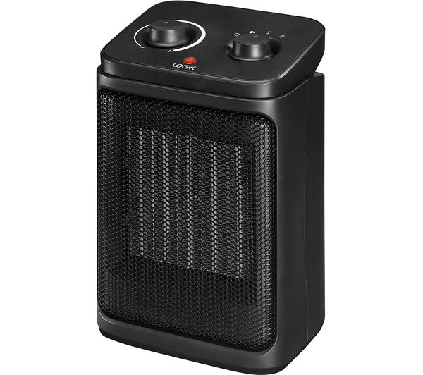 LOGIK L20PTC23 Hot & Cool Ceramic Fan Heater - Black - - Currys Business
