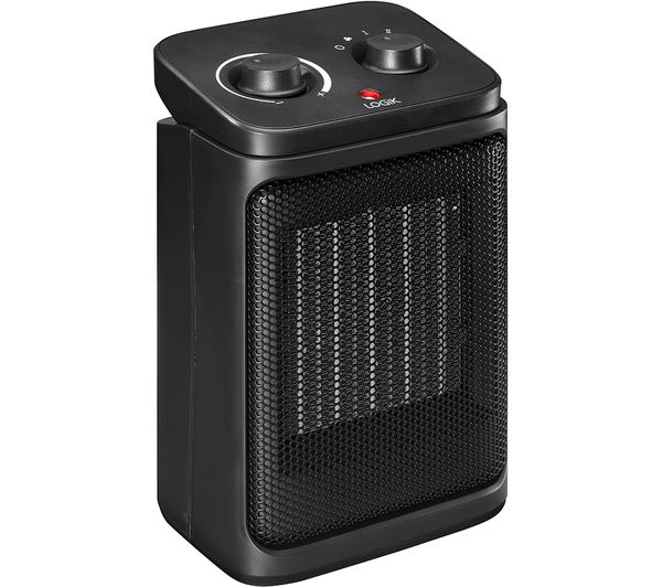 LOGIK L20PTC23 Hot & Cool Ceramic Fan Heater - Black - - Currys Business