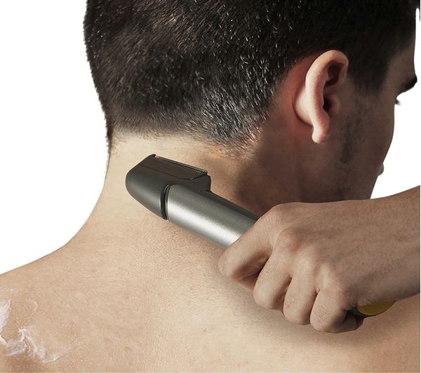 JML A001495 Microtouch Titanium Trim Hair Clipper & Body Groomer - Grey ...