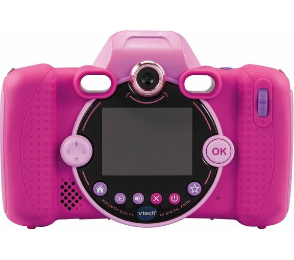 VTECH KidiZoom Duo FX Compact Camera - Pink - 519953 - Currys Business