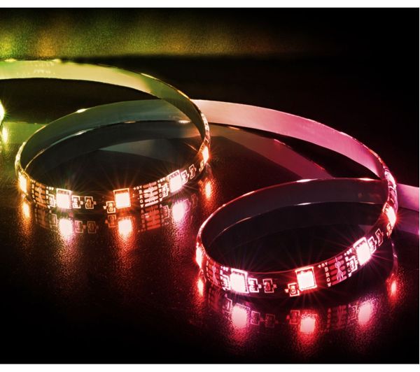MONSTER Basics RGB LED Light Strip - 2 m / 6.5 ft - 66-MLB7-1027-WW ...