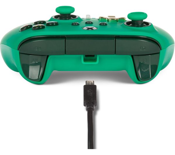 POWERA Xbox Series X/S Enhanced Wired Controller - Green - 10367790 ...