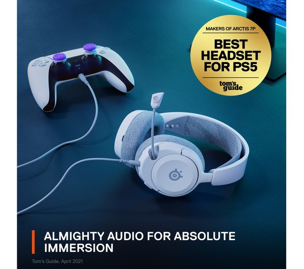 STEELSERIES Arctis Nova 1P Gaming Headset - White - 61612 - Currys Business