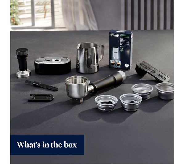 DELONGHI Dedica Maestro Plus EC950.M Coffee Machine - Silver ...