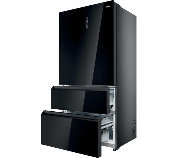 HAIER Series 7 Total No Frost HFR79F19DFGB Fridge Freezer - Obsidian ...