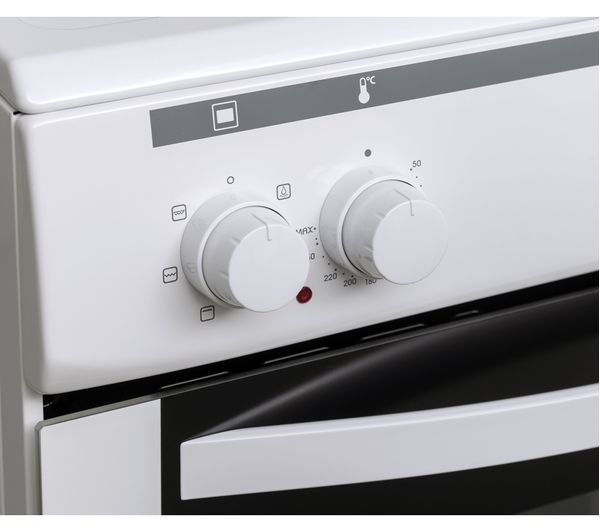 ESSENTIALS CFSE60W18 60 cm Electric Solid Plate Cooker - White ...