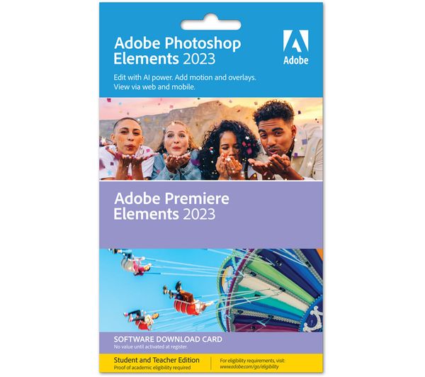ADOBE Photoshop Elements 2023 & Premiere Elements 2023 - Student ...