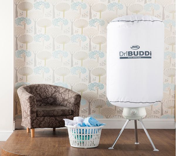 JML DriBUDDi Electric Clothes Dryer - Grey & Silver - 5057693013386 ...