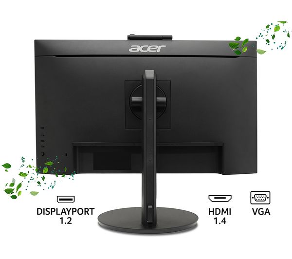 ACER Vero CB272D3 Full HD 27” IPS Monitor with Built-in Webcam - Black ...