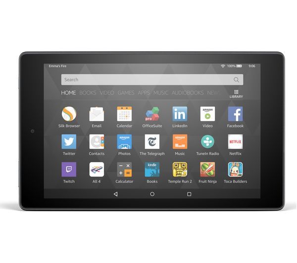 AMAZON Fire HD 8 - 16 GB, Black - B01AHBEJTE - Currys Business