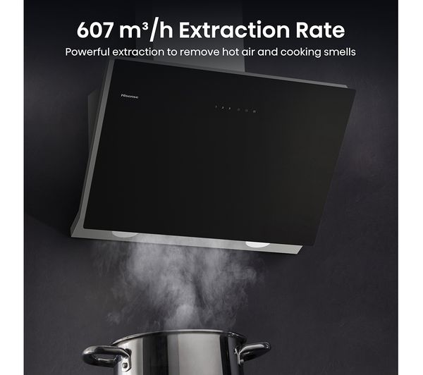 HISENSE CH6IN14BXBUK Chimney Cooker Hood - Stainless Steel ...