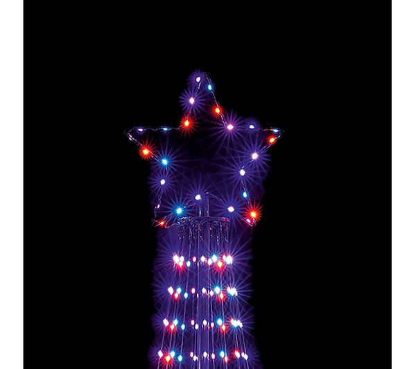 PREMIER 2.1 m FlexiBrights Pyramid Tree - Multicolour - LV243055RBW ...