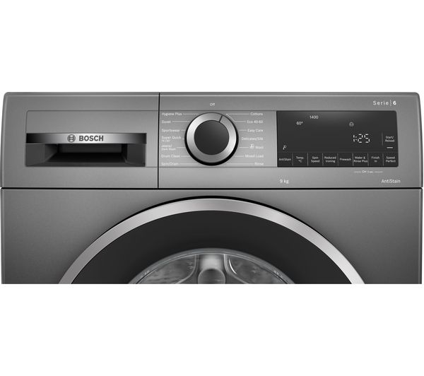 BOSCH Series 6 WGG2449RGB 9 kg 1400 Spin Washing Machine - Graphite ...