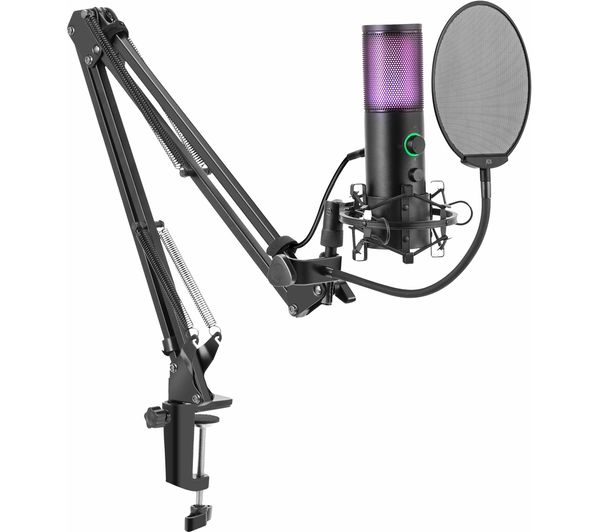 ADX ADXMCARM24 Microphone Boom Arm - Black - - Currys Business
