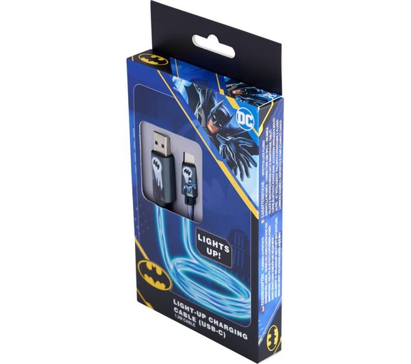 LAZERBUILT Batman Light-up USB Type-C to USB Cable - 1.2 m - E71027515 ...