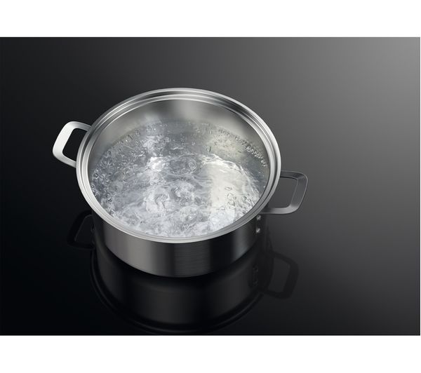 ZANUSSI Hob2Hood ZITN844K 78 cm Electric Induction Hob - Black ...