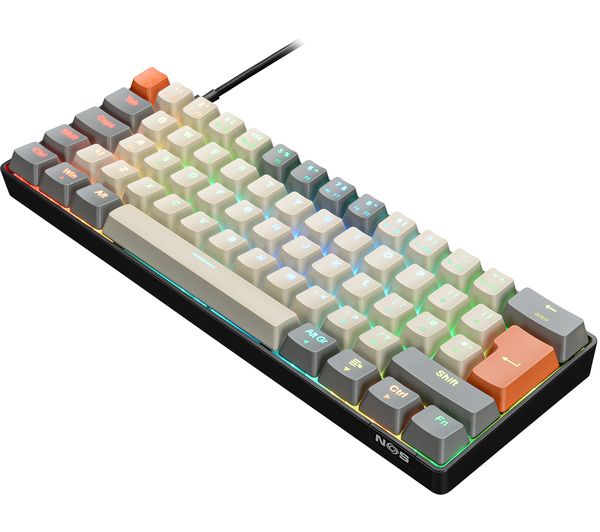 NOS C-450 Mini Pro RGB Mechanical Gaming Keyboard - 1973 - 396174-UK ...