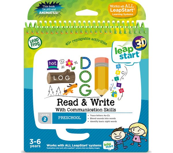 LEAPFROG LeapStart Level 2 Read & Write Activity Book 3D Enhanced ...