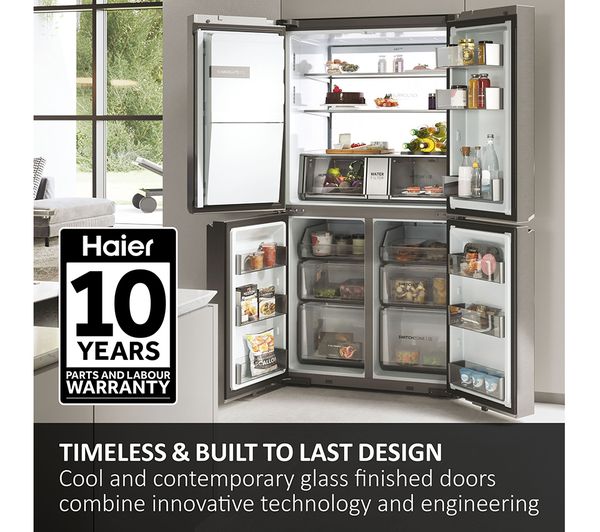 HAIER HCR7918EIMP Fridge Freezer - Platinum Inox - 6901018080340 ...