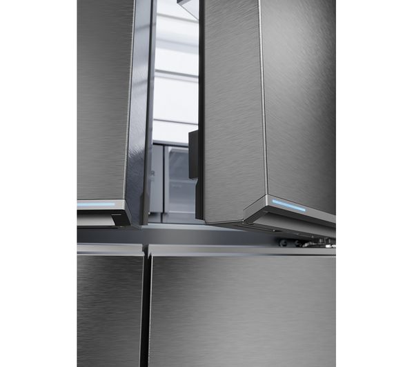 HAIER HCR7918EIMP Fridge Freezer - Platinum Inox - 6901018080340 ...