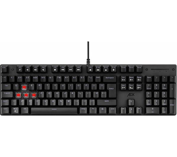 - ADX FireFight Advanced MK15 Mechanical Gaming Keyboard - Black ...