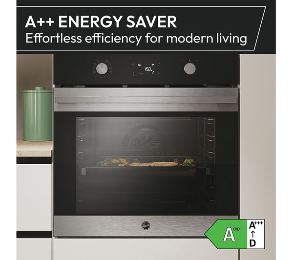 HOOVER Air Fry HO6 H5B3YTX Electric Pyrolytic Smart Oven - Stainless ...