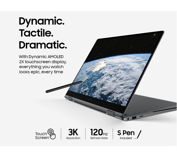 SAMSUNG Galaxy Book5 Pro 360 16" 2 in 1 Laptop, Copilot+ PC - Intel ...