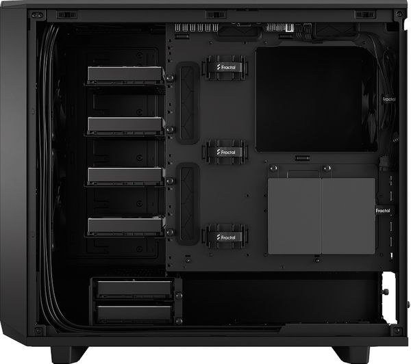 FRACTAL DESIGN Meshify 2 Blackout E-ATX Mid-Tower PC Case - Black - CAA ...