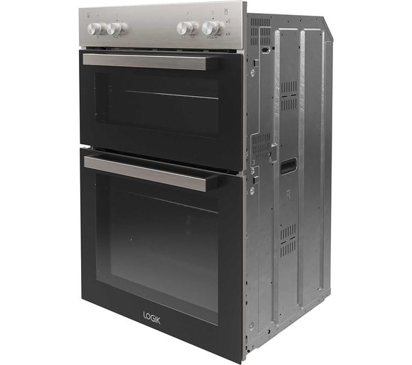 LOGIK LBUDOX23 Electric Double Oven - Inox - - Currys Business
