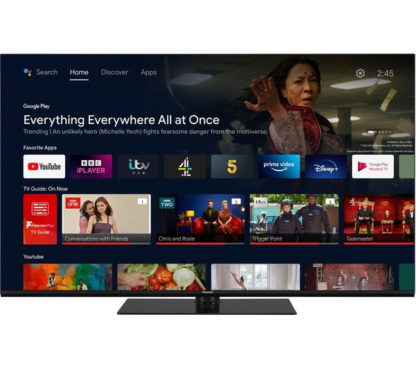 PANASONIC TX-48MZ800B 48" Smart 4K Ultra HD OLED TV with Google ...