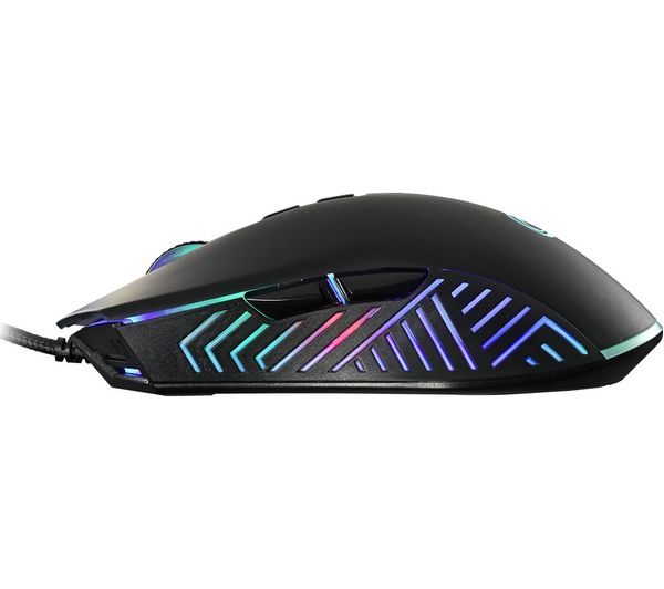 NOS M-300 RGB Optical Gaming Mouse - Black - 0396122 - Currys Business