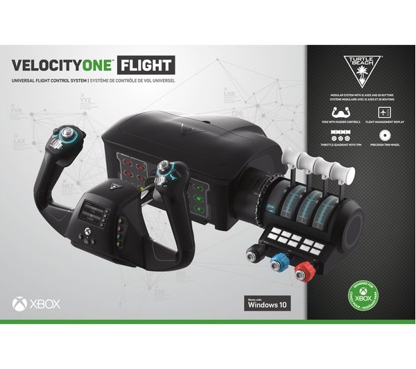 TURTLE BEACH VelocityOne Flight Yoke System & Throttle Quadrant - Black ...