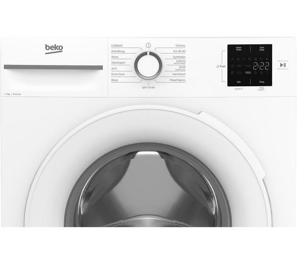 BEKO BM3WT3741W 7 kg 1400 Spin Washing Machine - White - 7004340003 ...