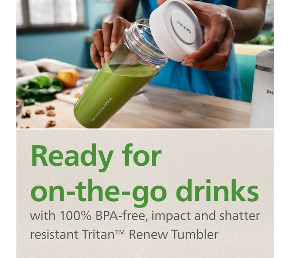 PHILIPS Eco Conscious Collection HR2500/00 Blender - White - HR2500/00 ...