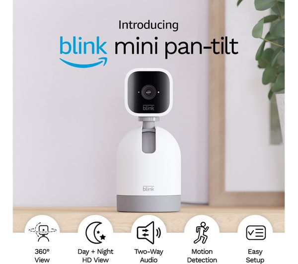 BLINK Mini Pan-Tilt Full HD 1080p WiFi Security Camera ...