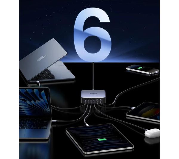UGREEN Nexode 200 W Multiport GaN Universal USB Charger - 2 m - 40915 ...